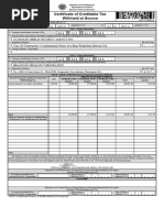 BIR Form 2307: Tax Withholding Certificate | PDF | Taxes | Value Added Tax