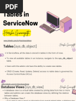 Understanding ServiceNow Table Types | PDF | Table (Database ...