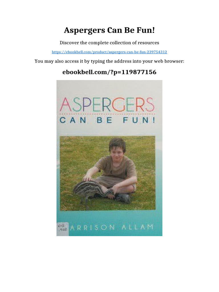 Aspergers Can Be Fun! Updated 2025 | PDF | Intellectual Property