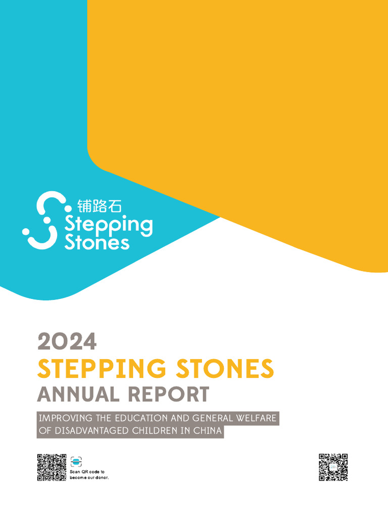 2024 Annual Report Stepping Stones en | PDF | Volunteering | Teachers