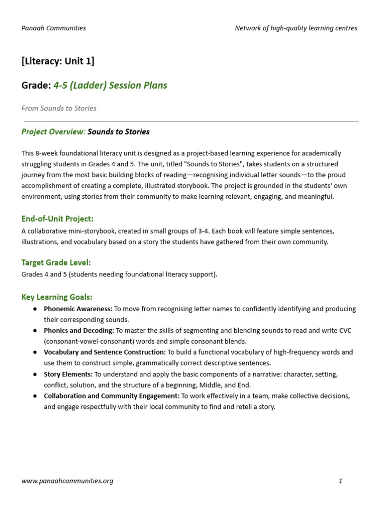 Literacy G 4-5 Ladder LP | PDF | Linguistics | Human Communication