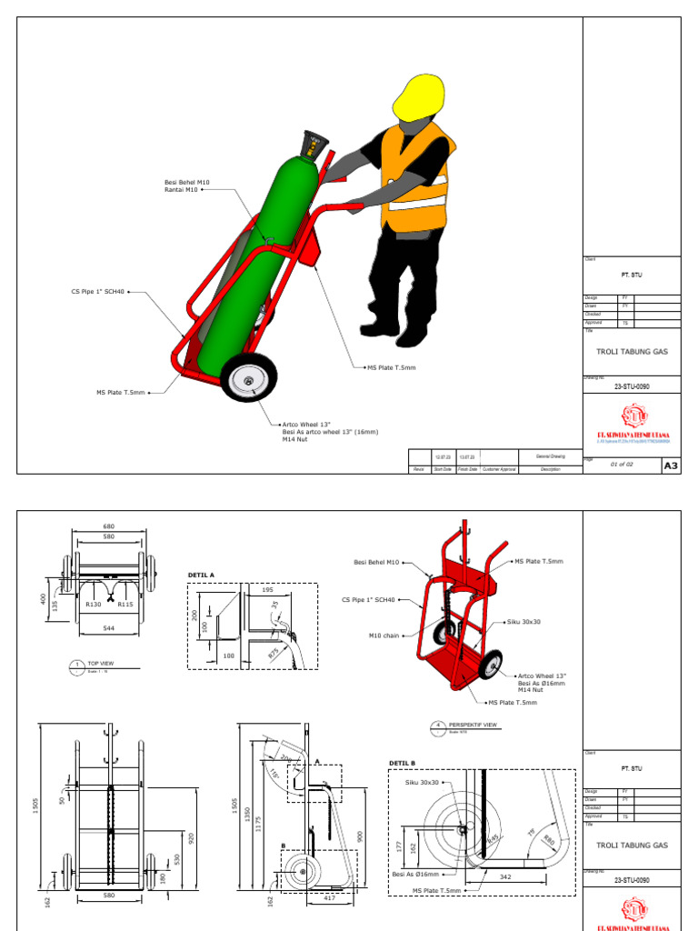 23 Stu 0090 Pt.stu Troli Tabung Gas | PDF
