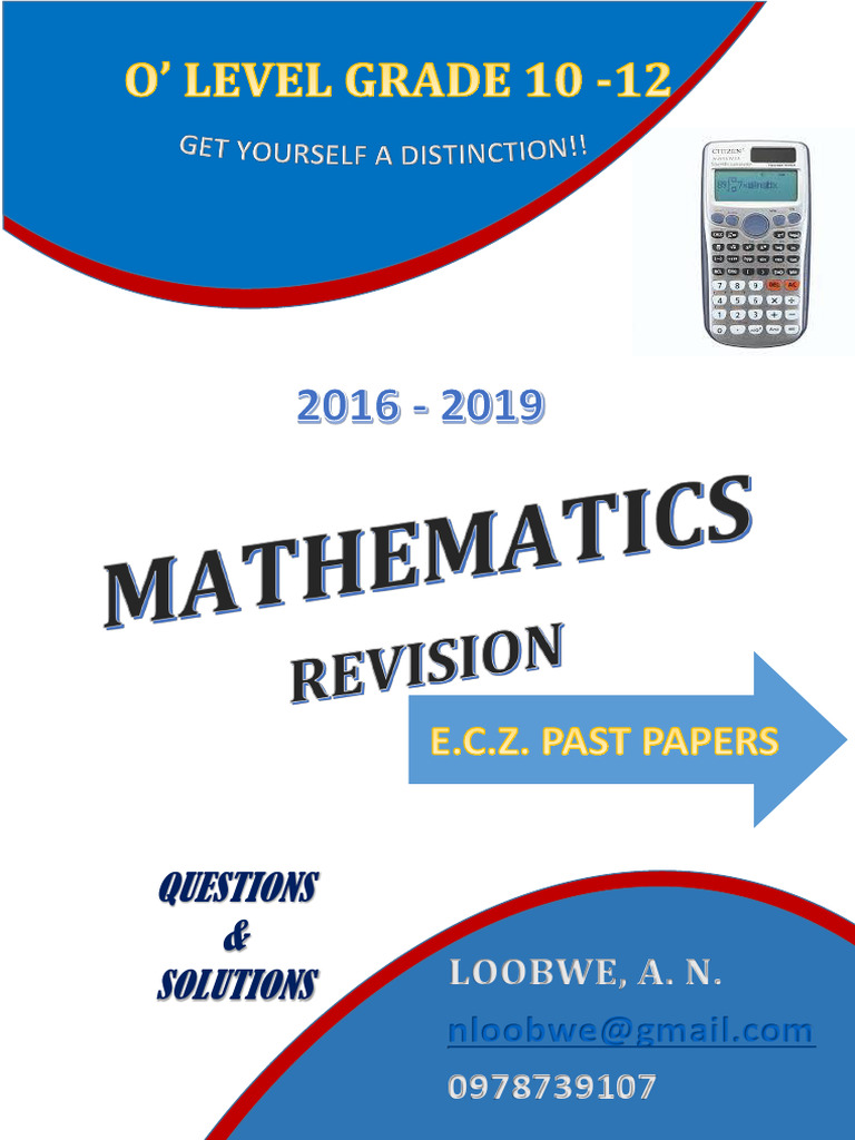 GRADE 10-12 MATHEMATICS PAPER 2 | PDF | Rotation | Matrix (Mathematics)