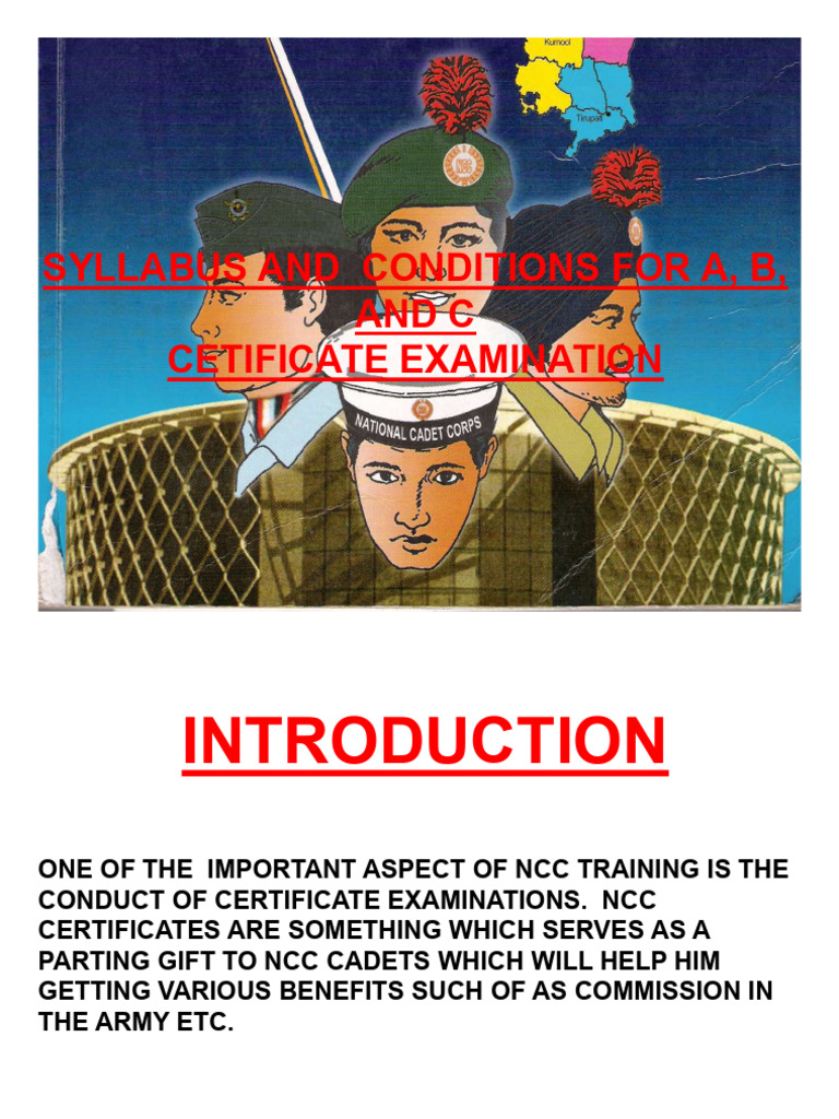 NCC Syllabus | PDF | Youth Organizations | Military Education And Training
