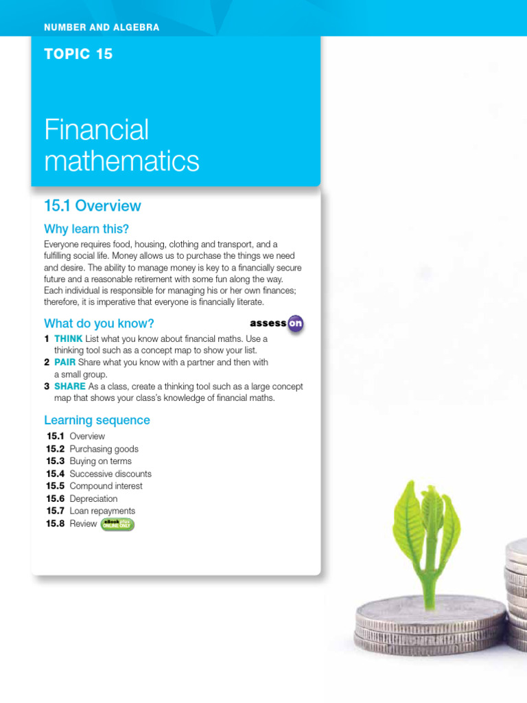 Yr 10 Financial Maths | PDF | Interest | Discounting