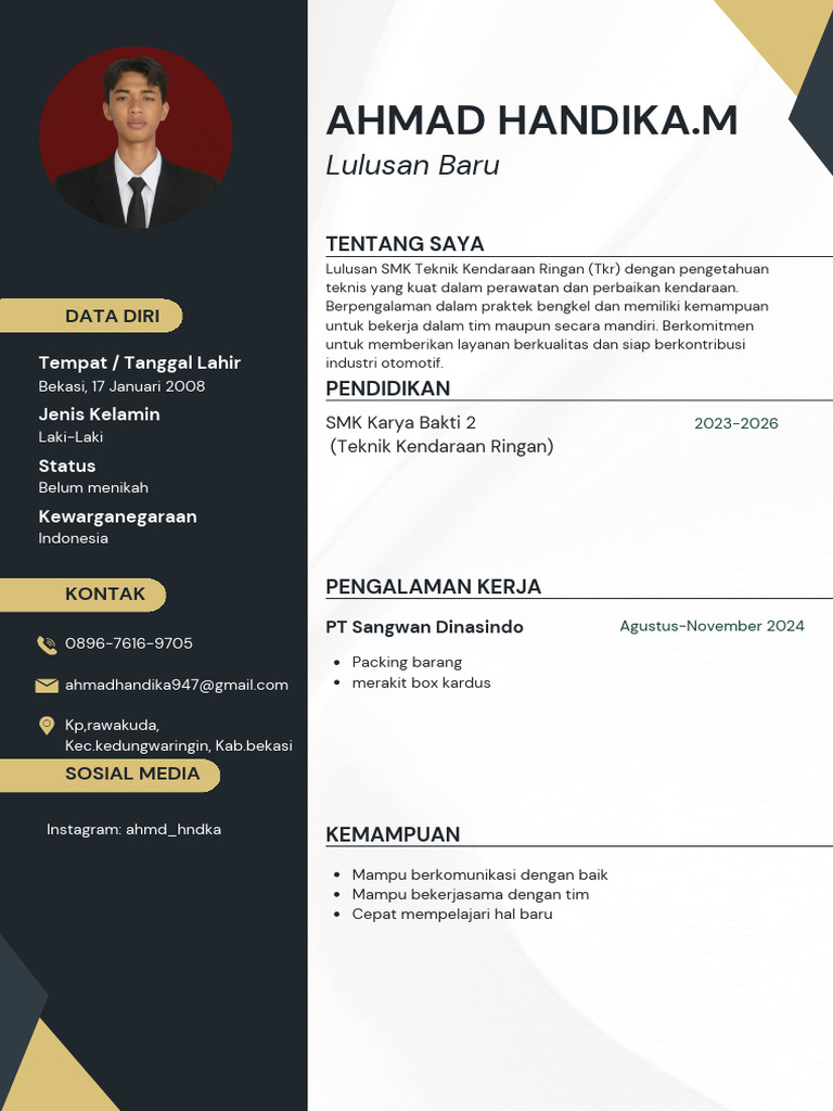 CV Ahmad Handika Musyahadah 20260211 074954 0000 | PDF