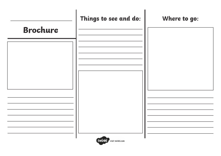 Travel Brochure Activity Ver 1 | PDF