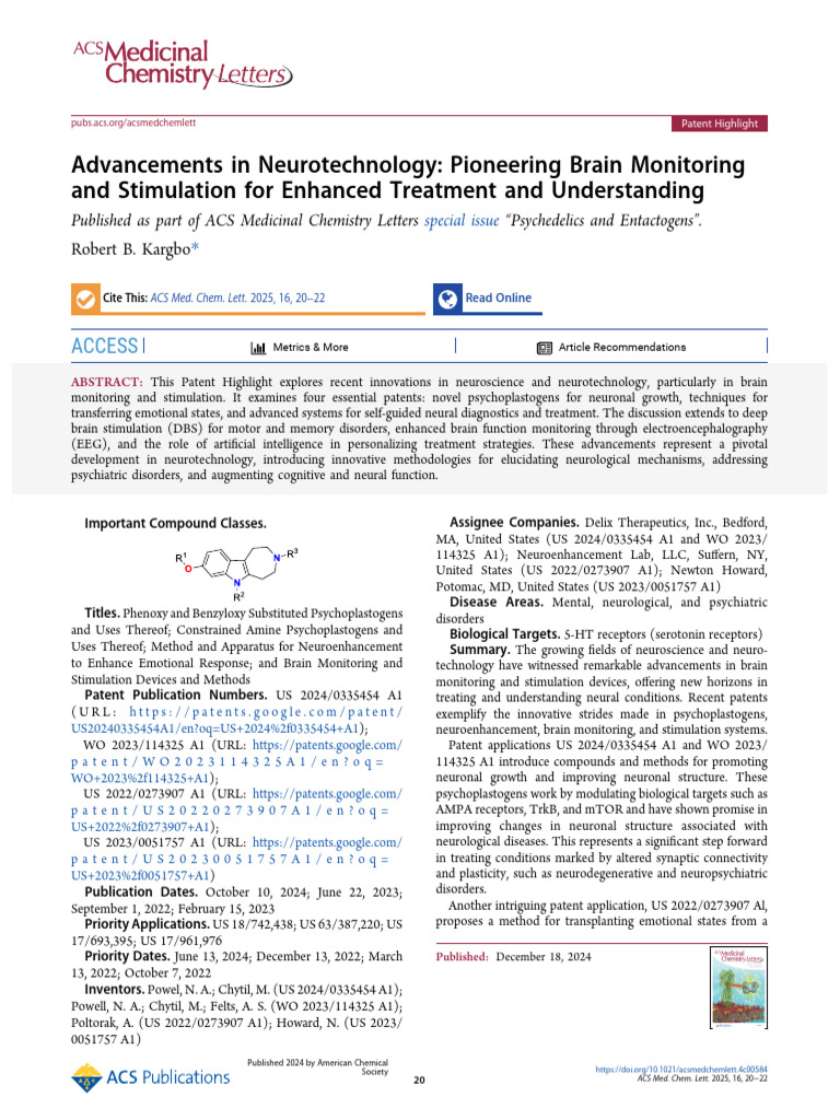 Assignment 1_Advancements in Neurotechnology Pioneering Brain ...
