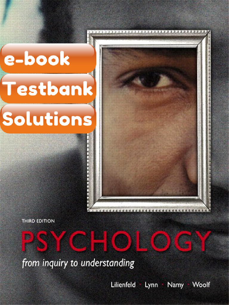 Testbank Psychology From Inquiry to Understanding 3E 3rd Edition Scott ...