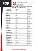RBZ Exchange Rates for March 2024 | PDF