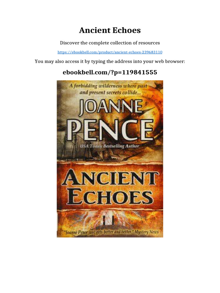 Ancient Echoes Updated 2025 | PDF | Cognition