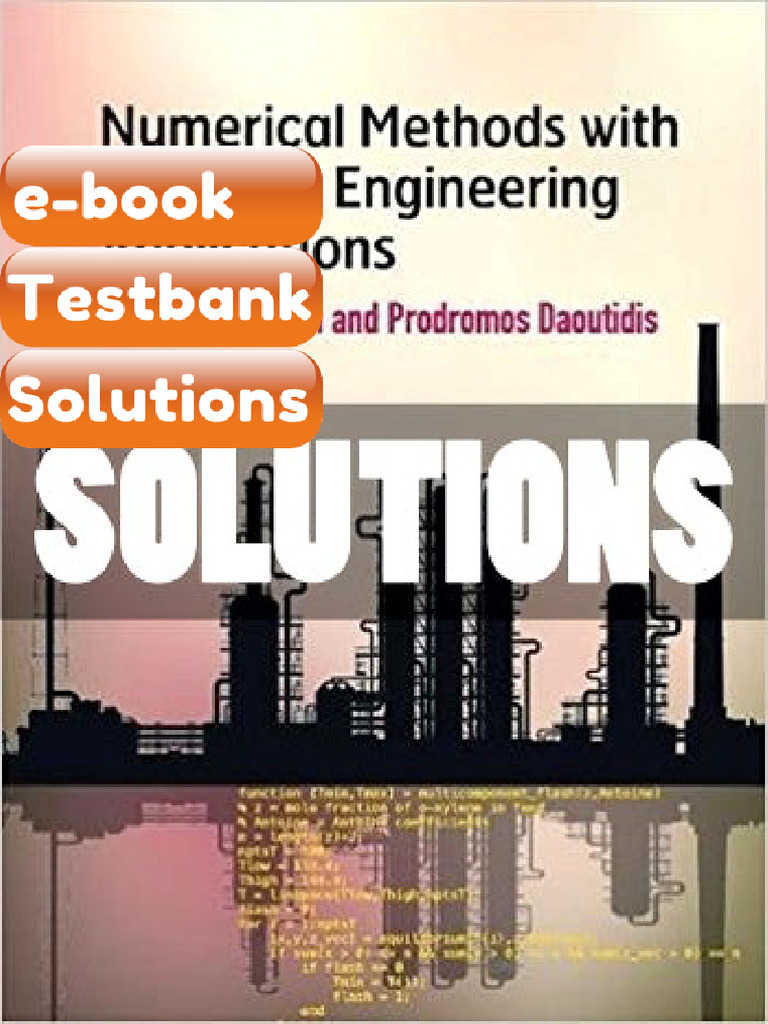Testbank Numerical Methods With Chemical Engineering Applications 1 Ed ...
