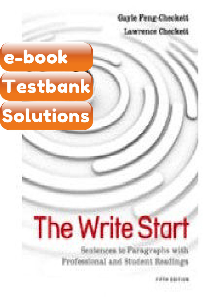 The Write Start Sentences to Paragraphs With Professional and Student ...