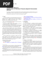 ASTM D1500 Color Test for Petroleum | PDF | Kerosene | Petroleum