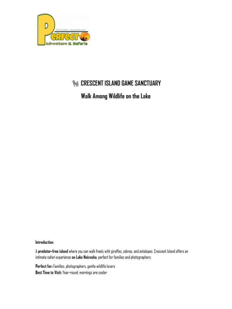 Crescent Island | PDF