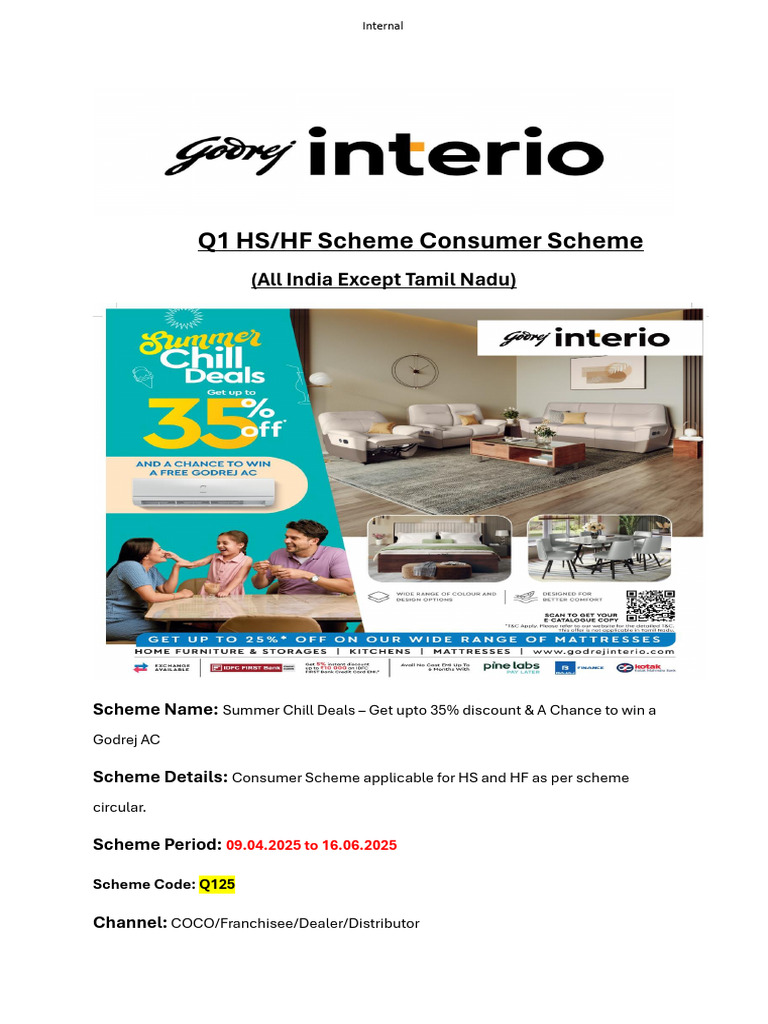 Q1'25 Consumer Scheme Scheme | PDF | Implied Warranty | Indemnity