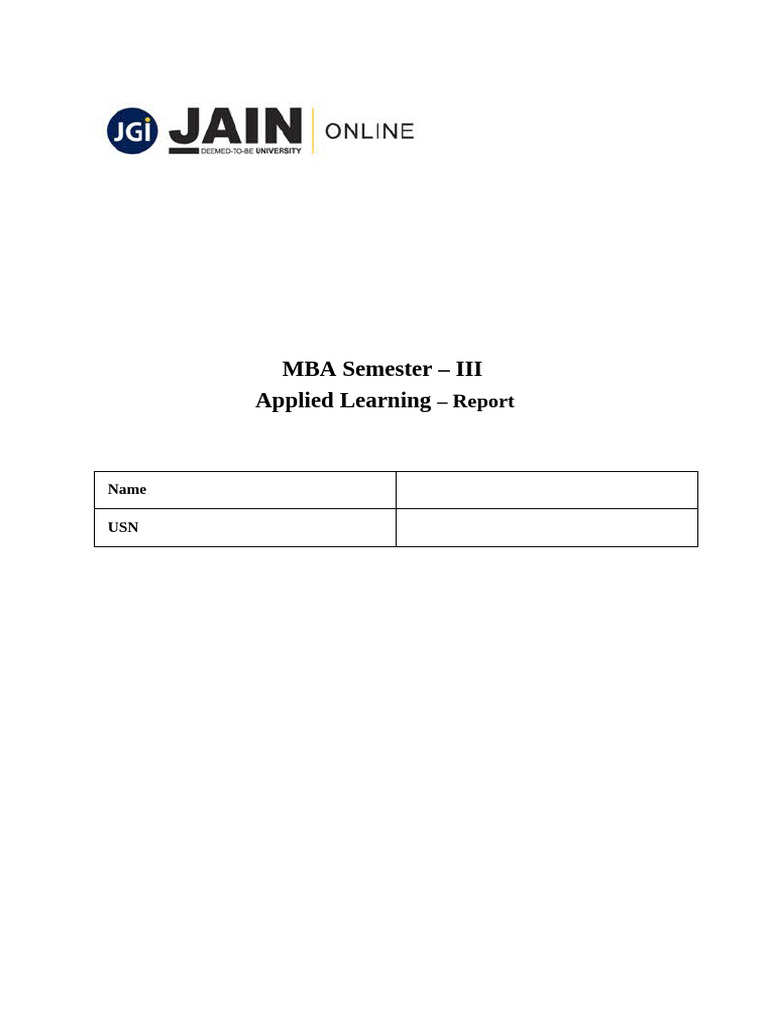 Template Report (DSA) | PDF