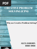 Osborn-Parnes CPS Model Overview | PDF