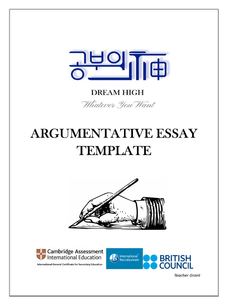 Argumentative Essay Structure Template | PDF | Essays