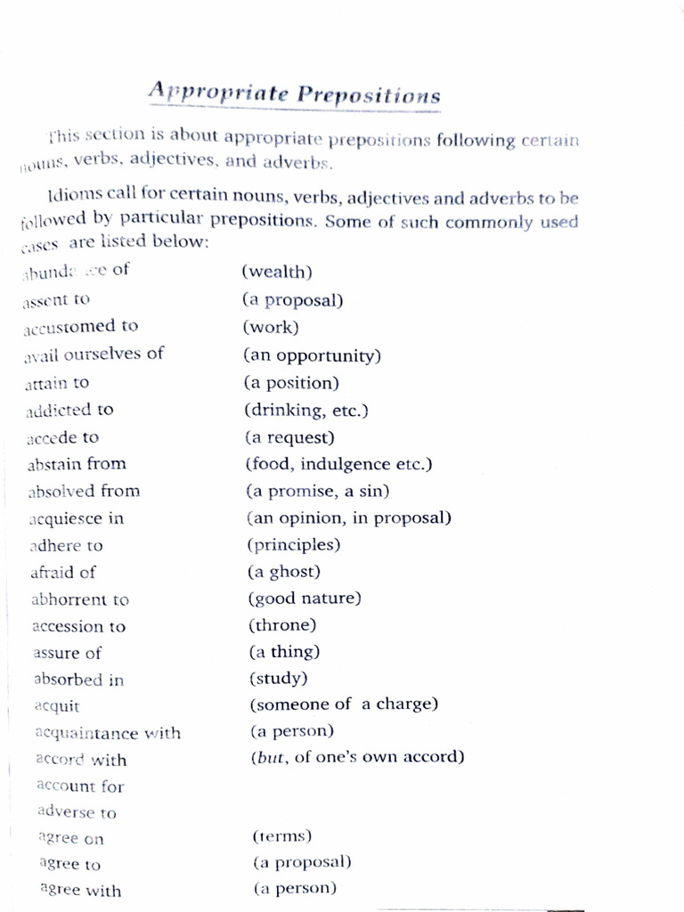 Select Phrasal Verbs - Revision | PDF | Adverb | Adjective