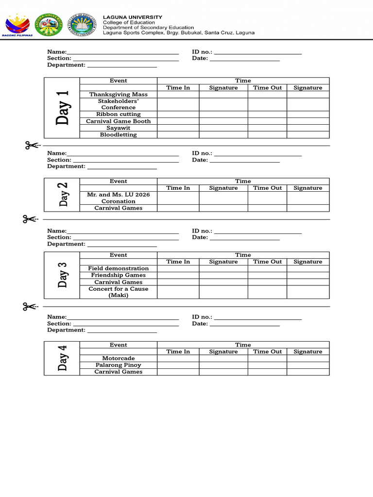 Attendance 1 | PDF