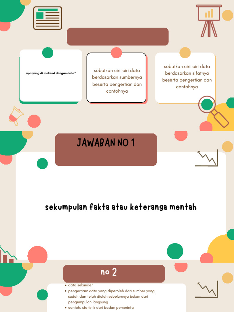 Presentasi Data Dan Diagram Dalam Gaya Ilustratif Krem Warna - Warni ...