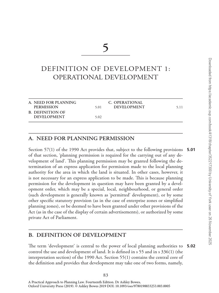 5 Definition of Development 1 - Operational Development | PDF | Appeal