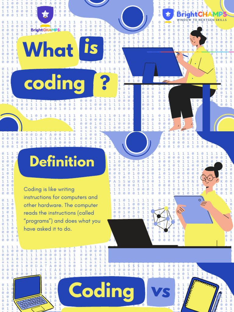 Computer Coding Presentation in a Bold Blue and Yellow Style_20250728 ...