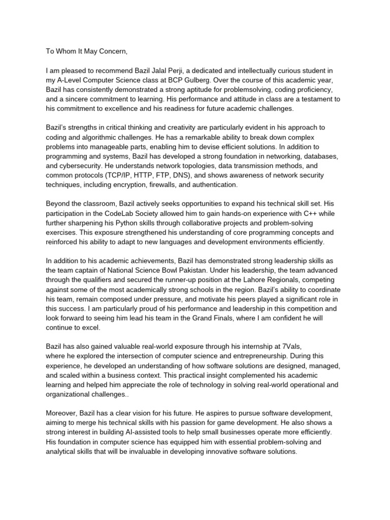 Bazil Lor Cs | PDF | Computer Network | Leadership