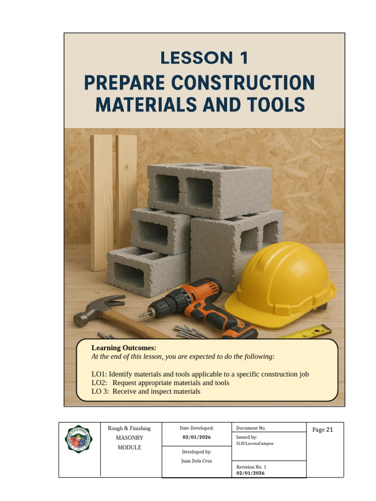 Sample LM | PDF | Masonry | Brick