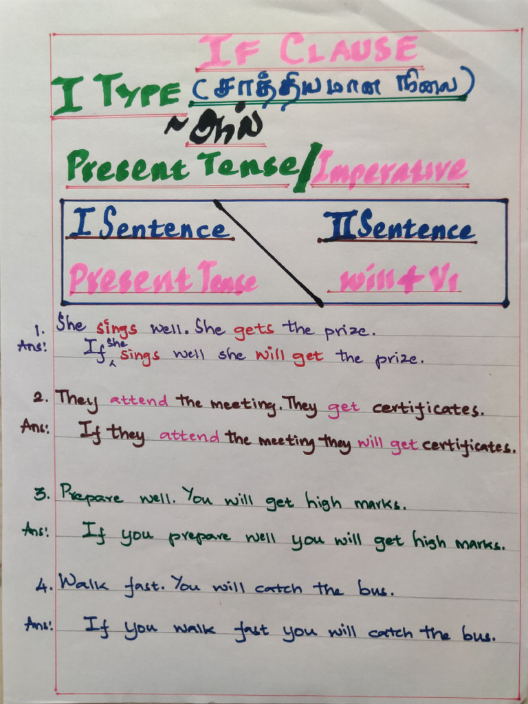 If Clause - First Type | PDF