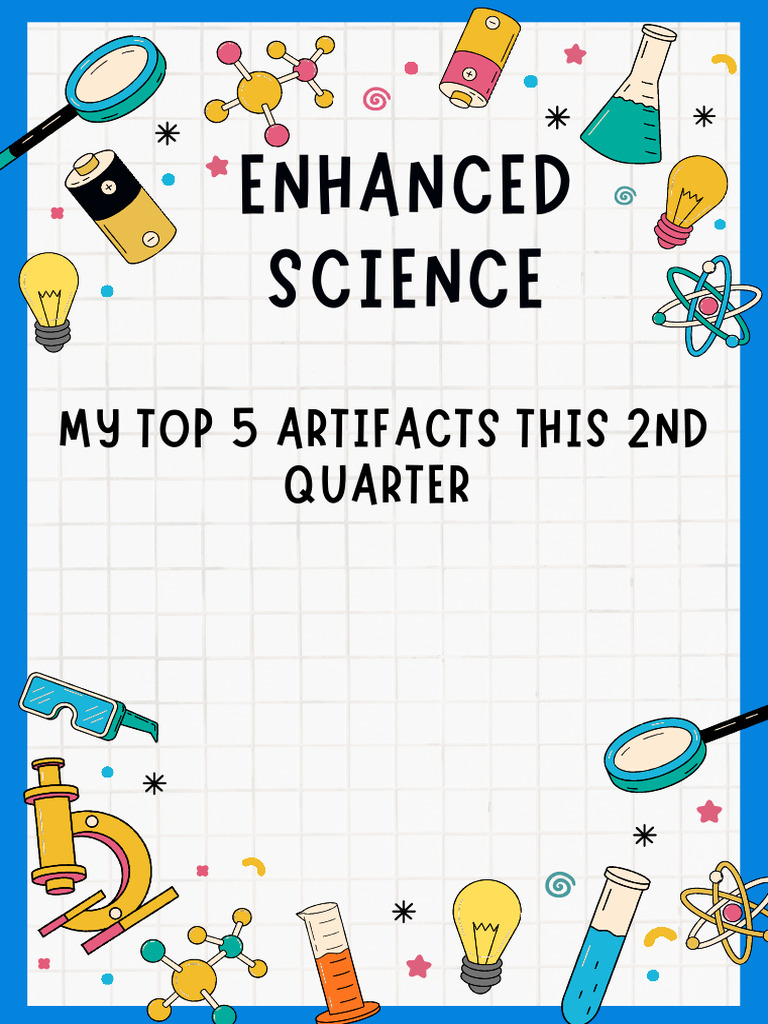Green and Yellow Doodle Science Project Cover A4 Document_20251022 ...