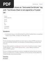 Configuring 3rd Party CA for Cognos 11 | PDF | Public Key Certificate ...