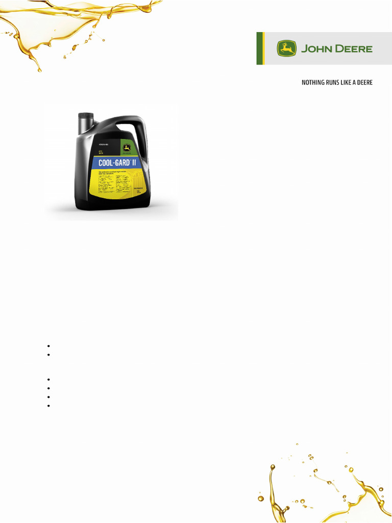 Tds JD Cool Gardii Final 24 en | PDF | Coolant | Engines