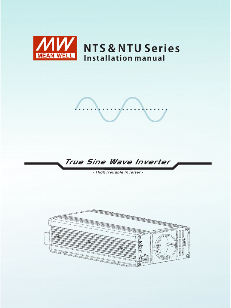 NTS Serie Manual | PDF | Power Inverter | Electric Power