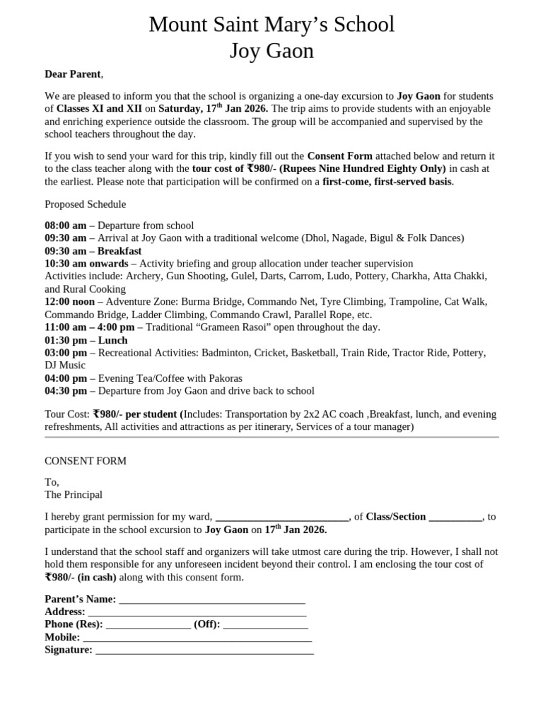 Joy Gaon Consent Form 17th Jan 2026 | PDF
