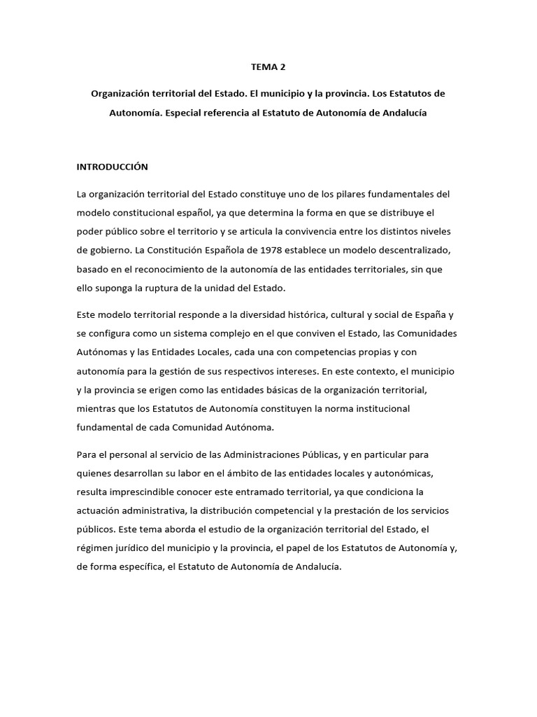 TEMA 2 Comun | PDF | Gobierno local | Alcalde