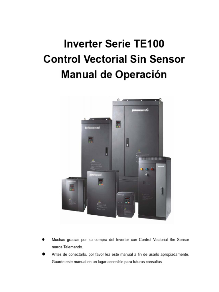 Manual Inverters Hitachi Telemando | PDF | Condensador | Componentes ...