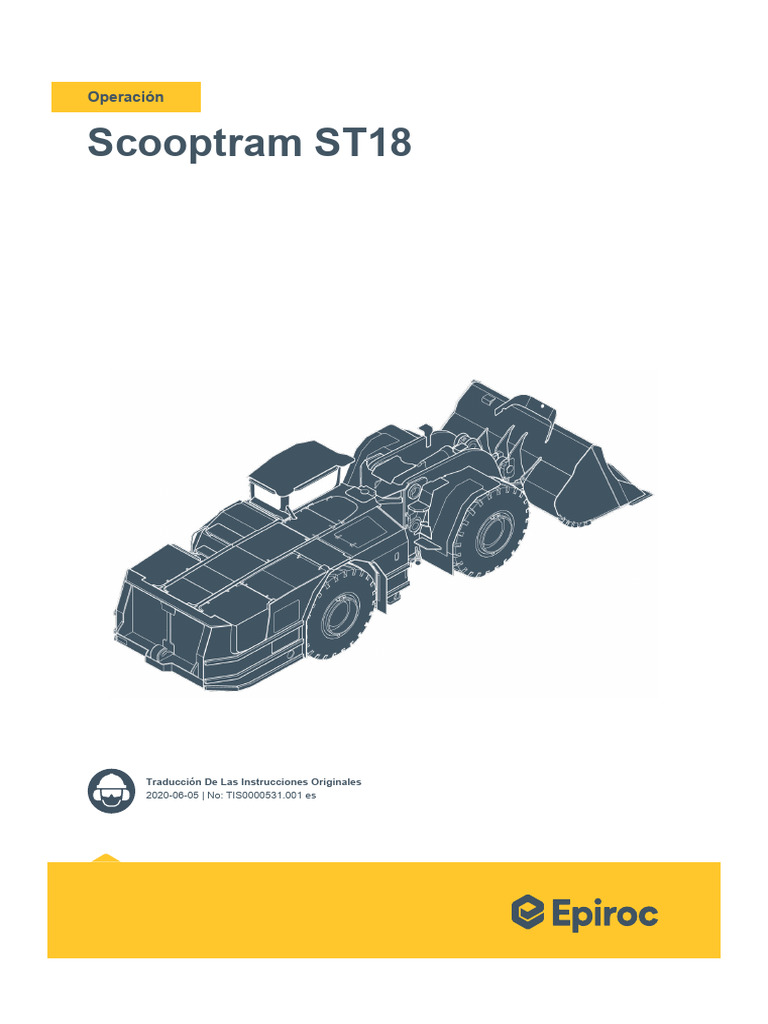 1 Manual ST18 Stage III A - Operation | PDF | Eje | Tecnología de vehículos