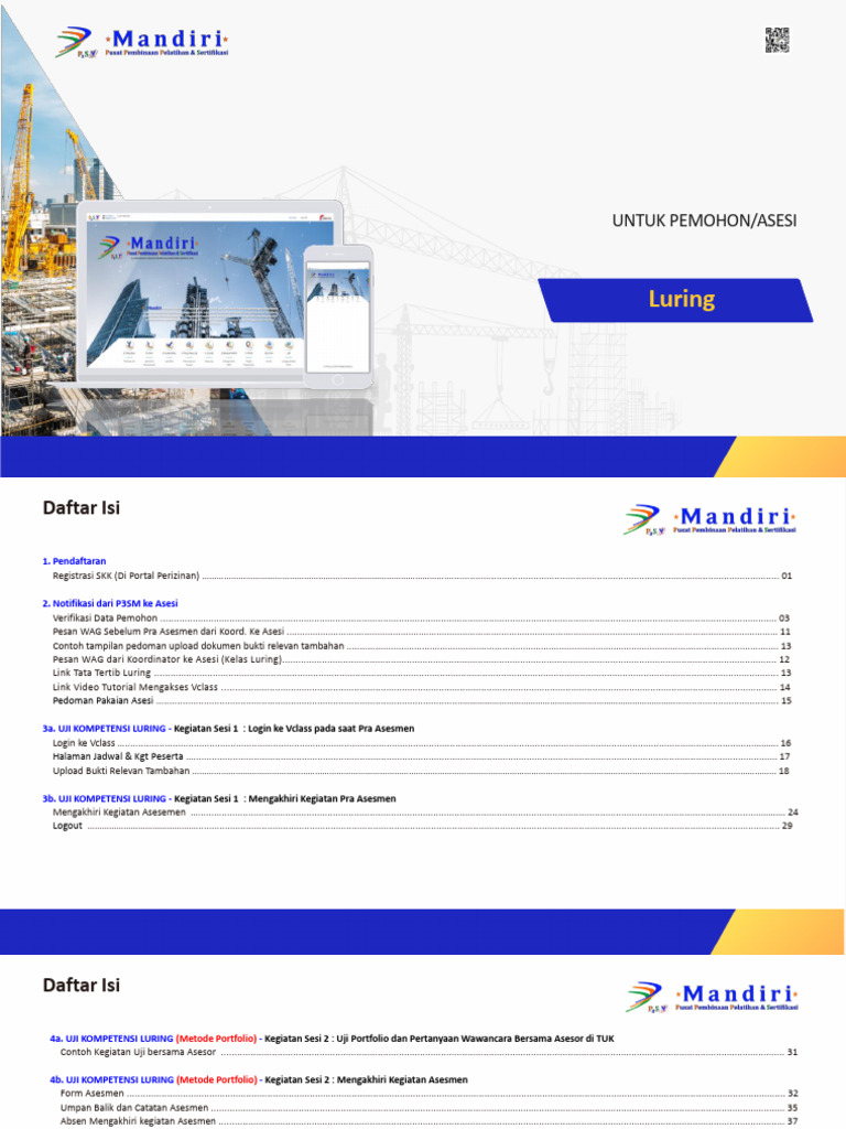 Standarisasi Uji Luring - Portofolio | PDF