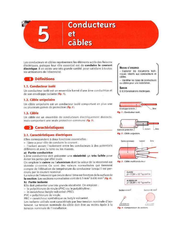 Conducteurs Et Cables | PDF