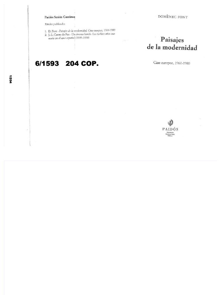 Qdoc - Tips Font Domenec Paisajes de La Modernidad | PDF