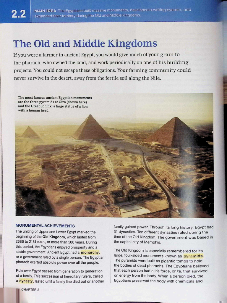 2.2 The Old and Middle Kingdoms | PDF