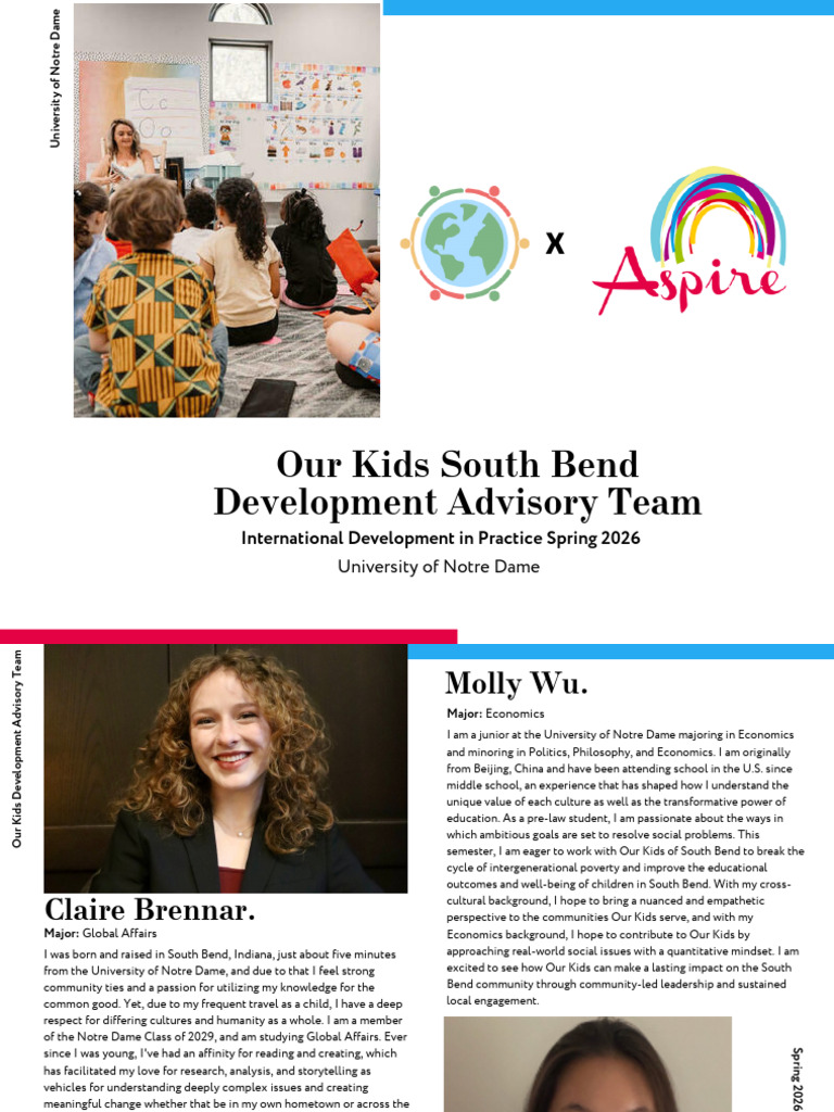 Our Kids Bios S26 | PDF | Governance | University Of Notre Dame