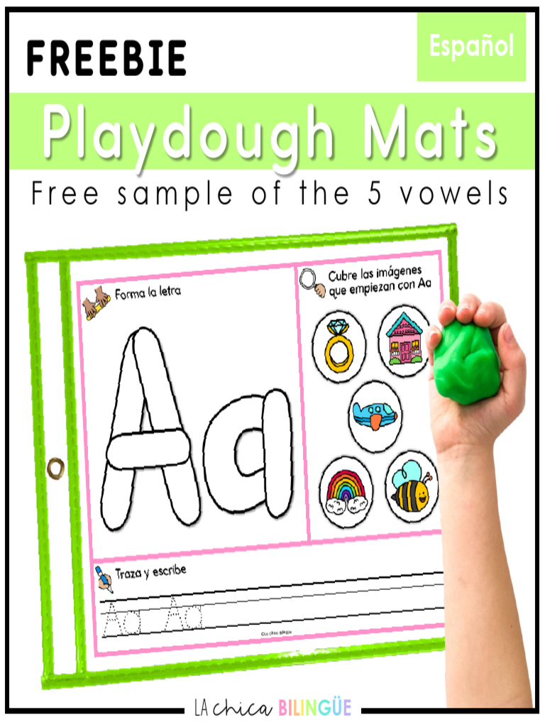 Playdough Mats: Freebie | PDF