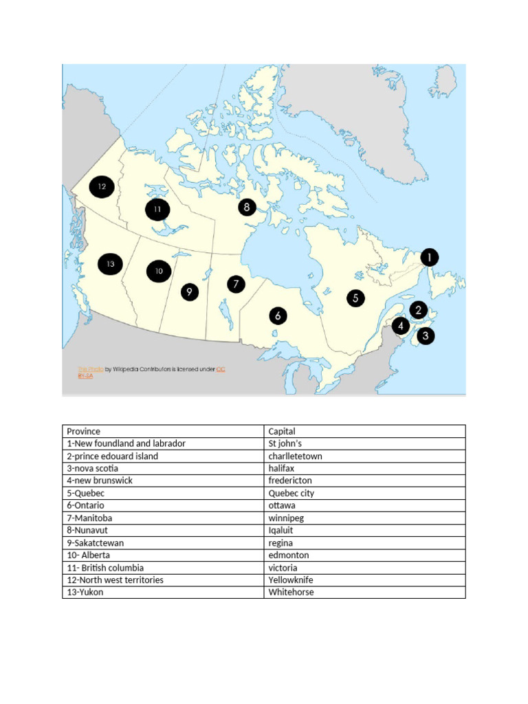 Warm Up Provinces and Capitales | PDF