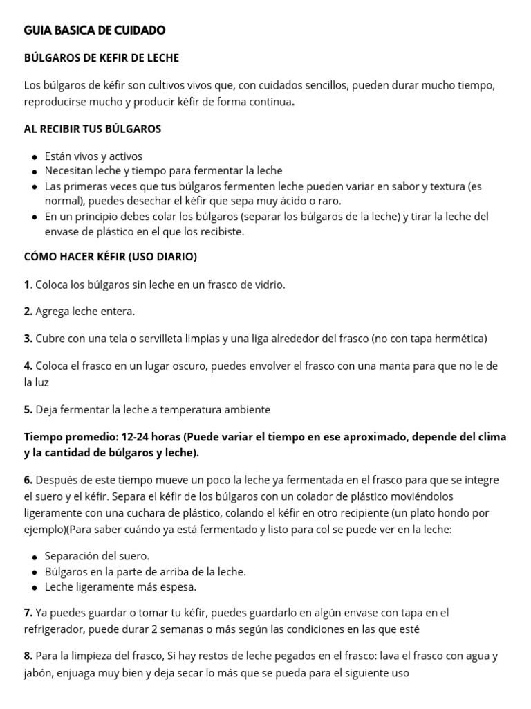 Vuelve A Echar Los Búlgaros en El Frasco de Vidrio y Colocales Leche ...