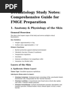 Dermatology Exam: Key Morphology Terms | PDF | Psoriasis | Dermatology
