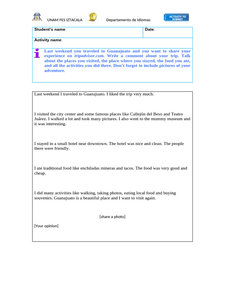 L3 U4 Written Task | PDF