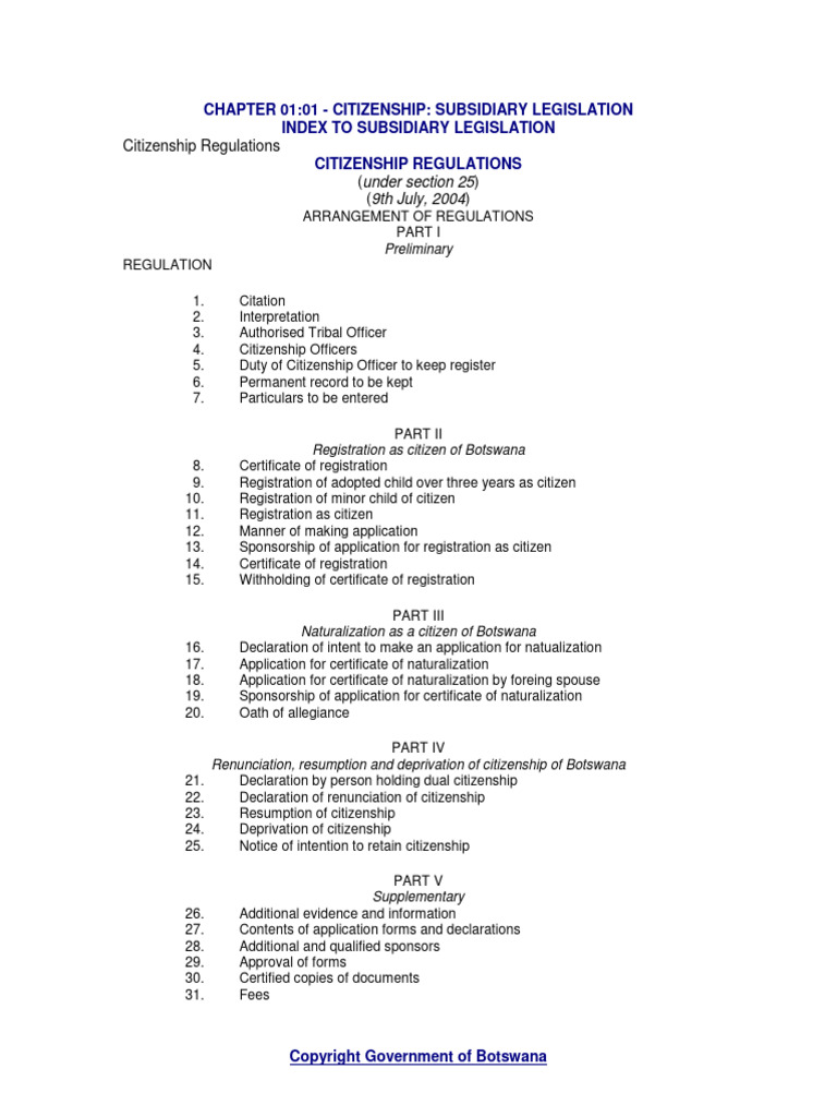 Citizenship Sub | PDF | Naturalization | Citizenship